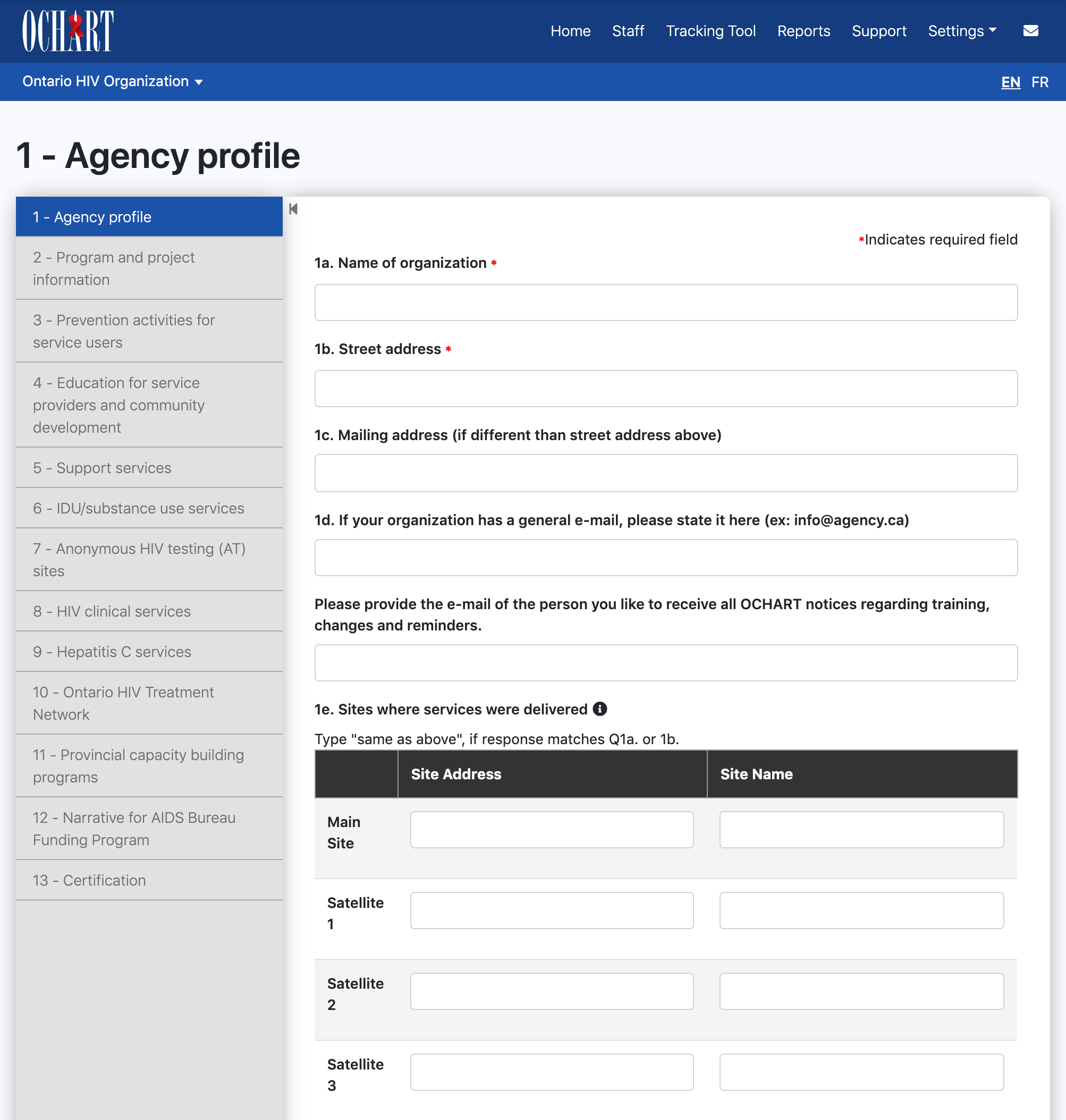 Edit a Report | OCHART