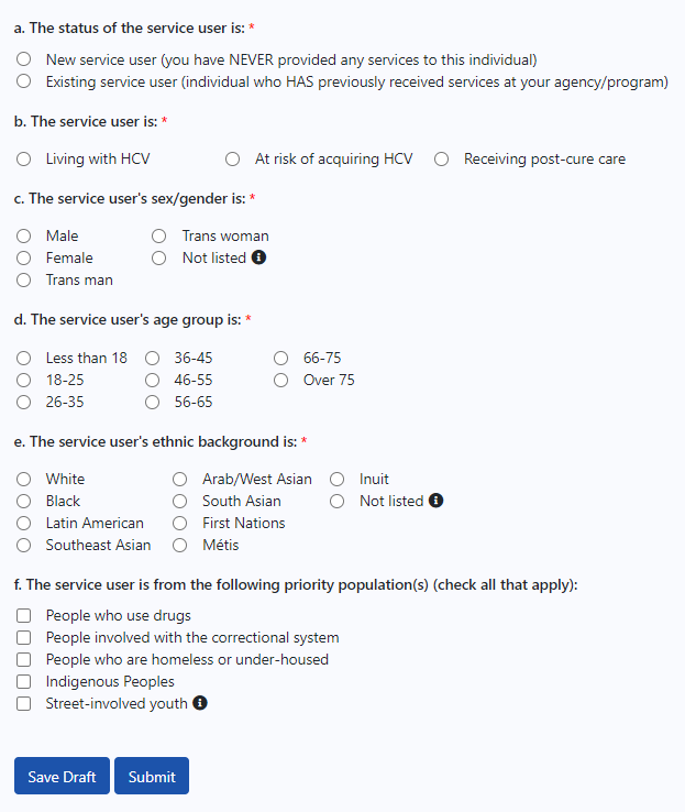 Recording Service User Information | OCHART